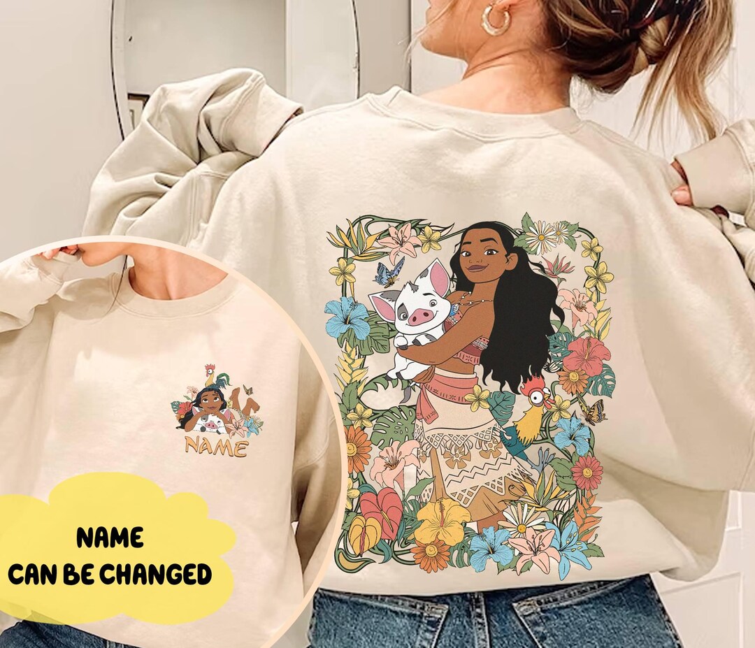 Custom 2-sided Disneyland Moana 2 Movie Shirt, Disneyland Moana Shirt ...