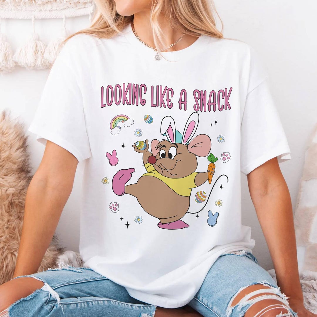 Easter Mouse Shirt, Looking Like A Snack Gus Gus Easter Tee, Easter ...