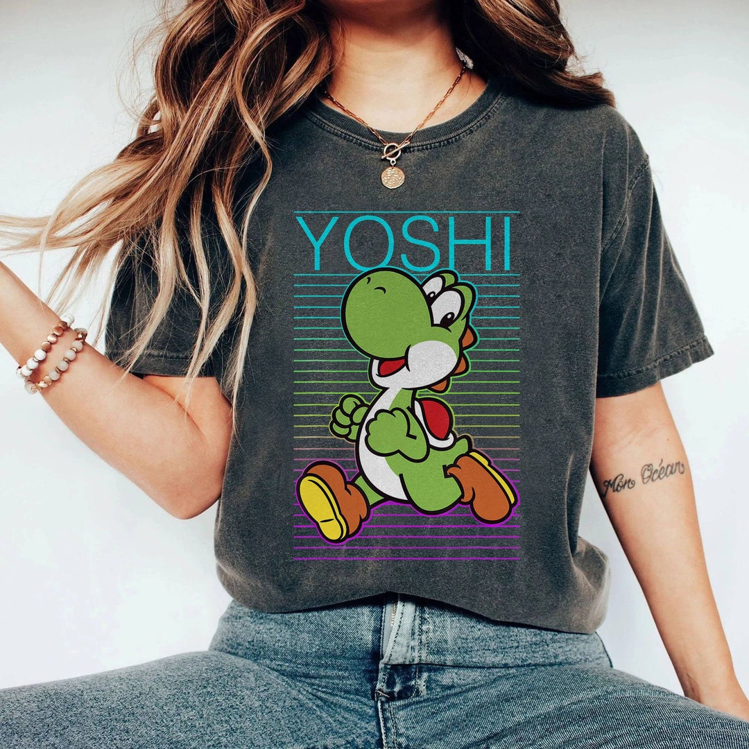 Super Mario Yoshi Shirt | Super Mario Luigi Princess Peach Toad Bowser ...