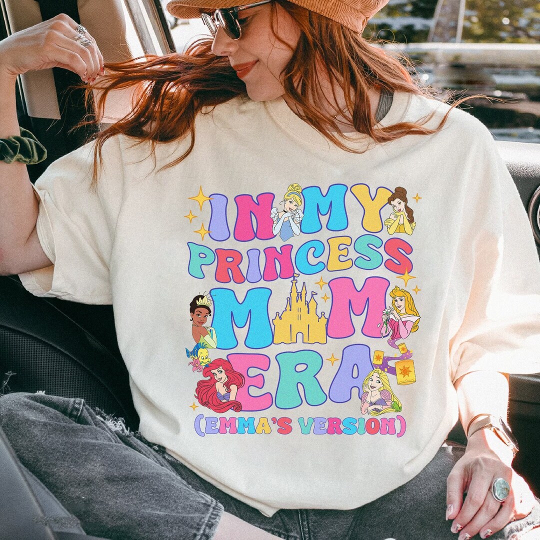 Personalized Disneyland in My Princess Mom Era Shirt | Princess Mother ...