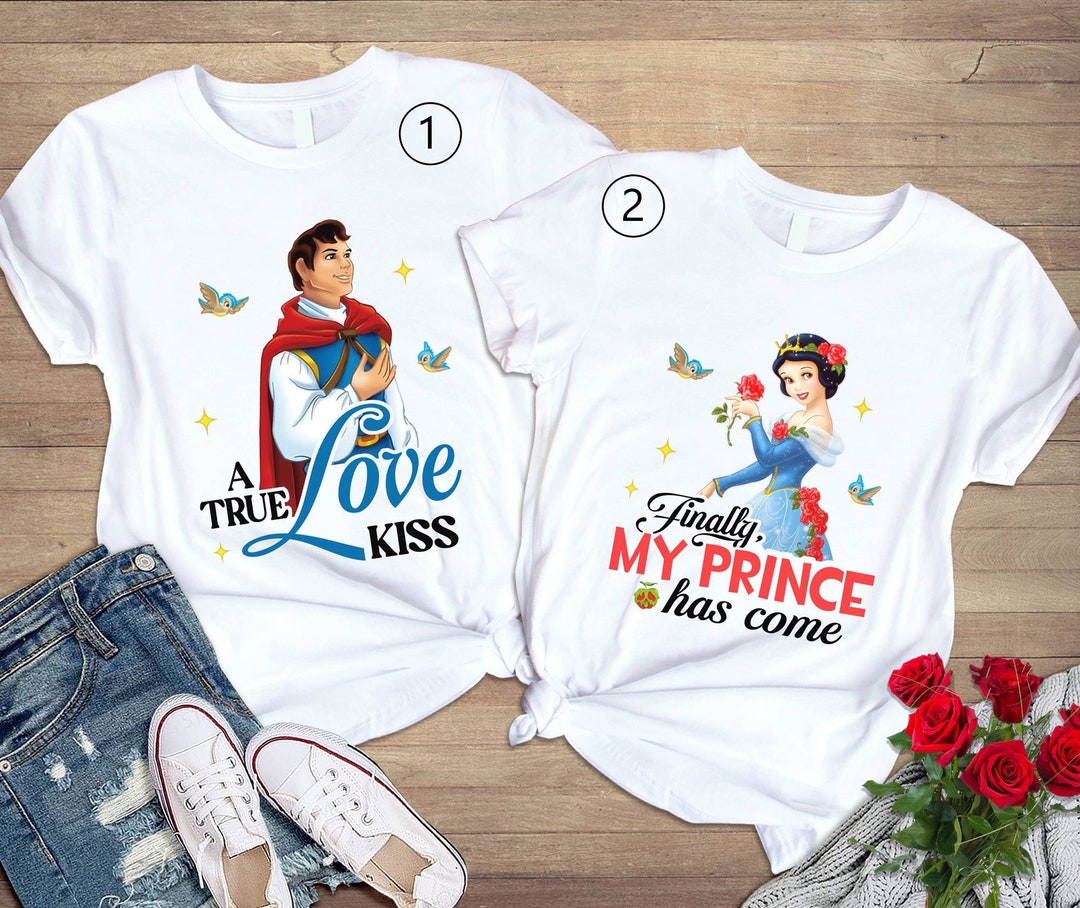 Finally My Prince Has Come Snow White Couple Shirt Snow White and ... Finally My Prince Has Come Snow White Couple Shirt Snow White and ...