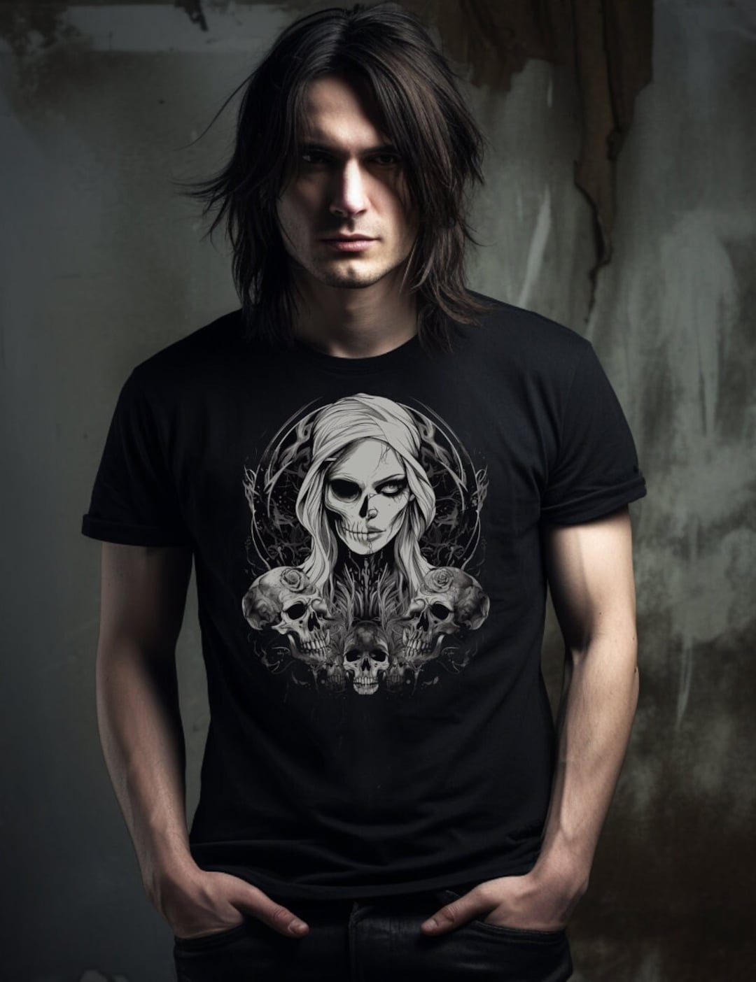 Goddess Hel T-shirt | Norse Hel | Goddess of the Underworld | Norse ...