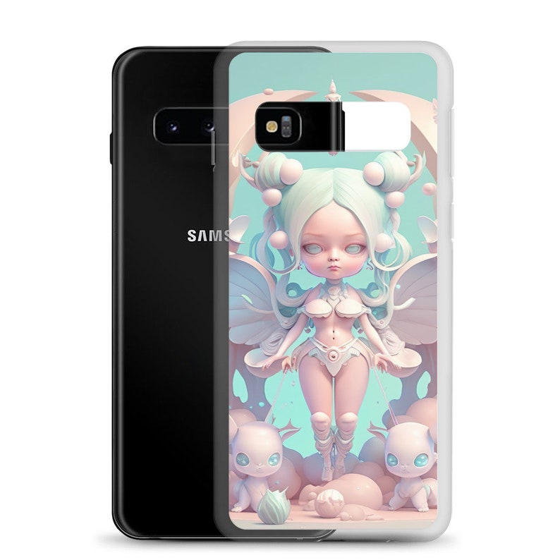 Fairy 3D Kawaii Cartoon Cute Pastel Gradient Clear Case for Samsung® - Etsy