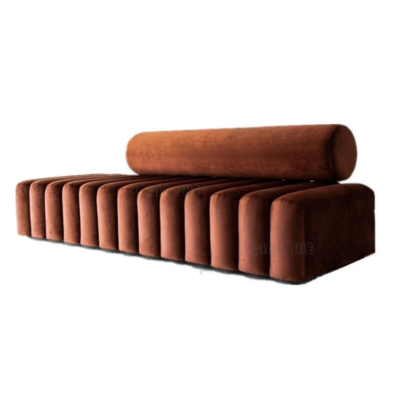 Deeply Tufted Modular Sofa in Rust - Etsy