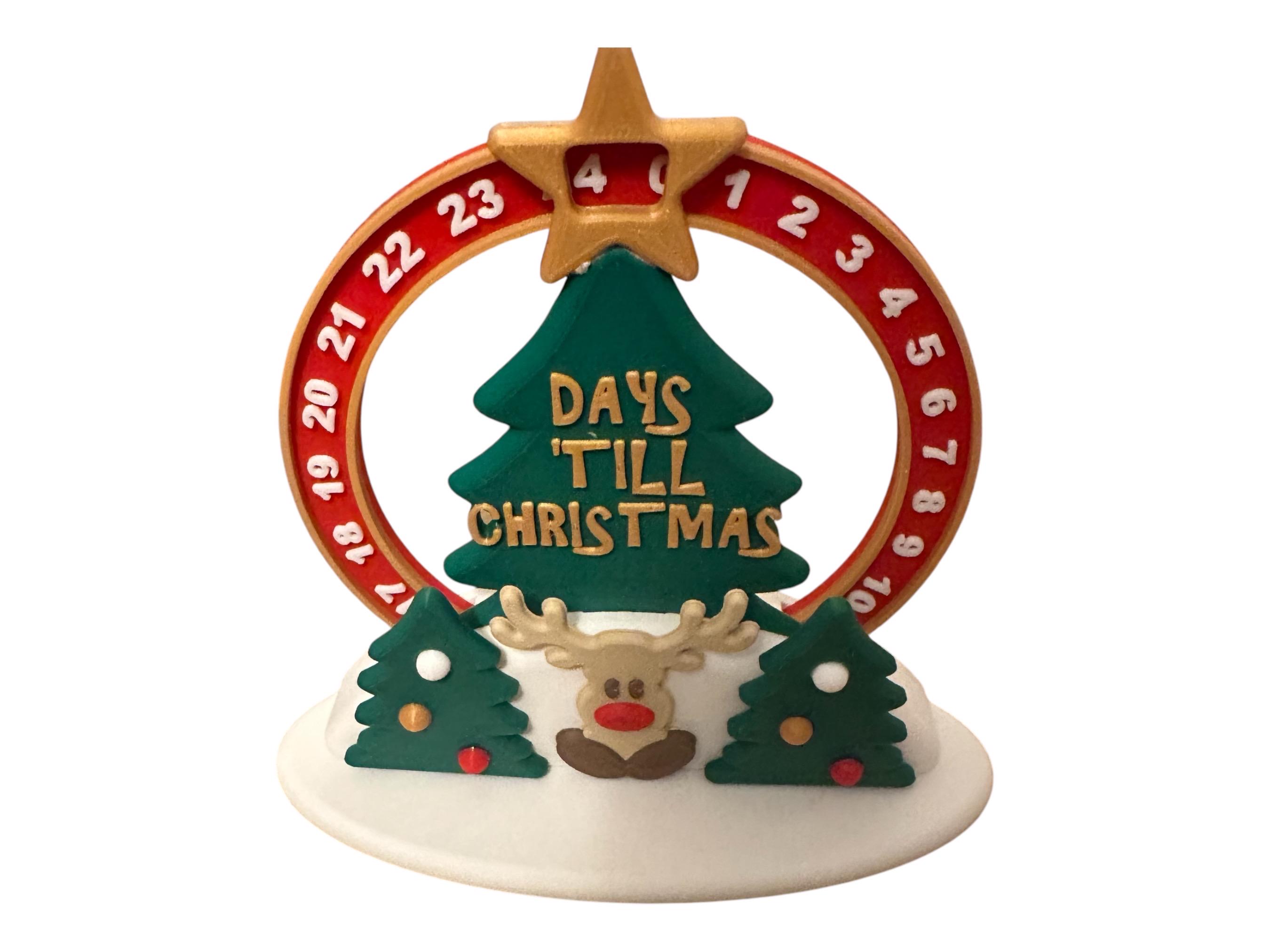 Rudolph Christmas Countdown Display - Etsy