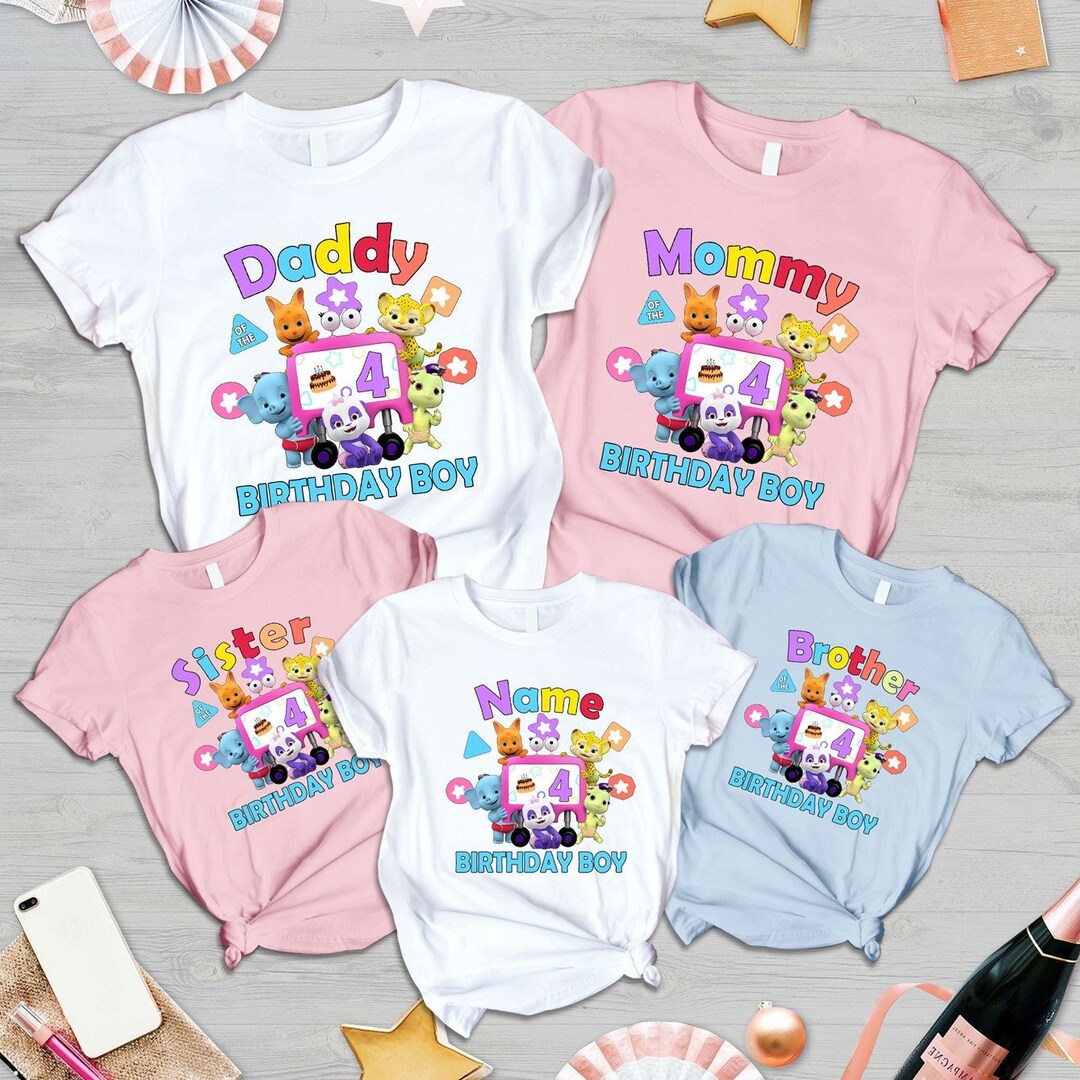 Word Party Family Shirts With Tilly Word Party Birthday Word - Etsy