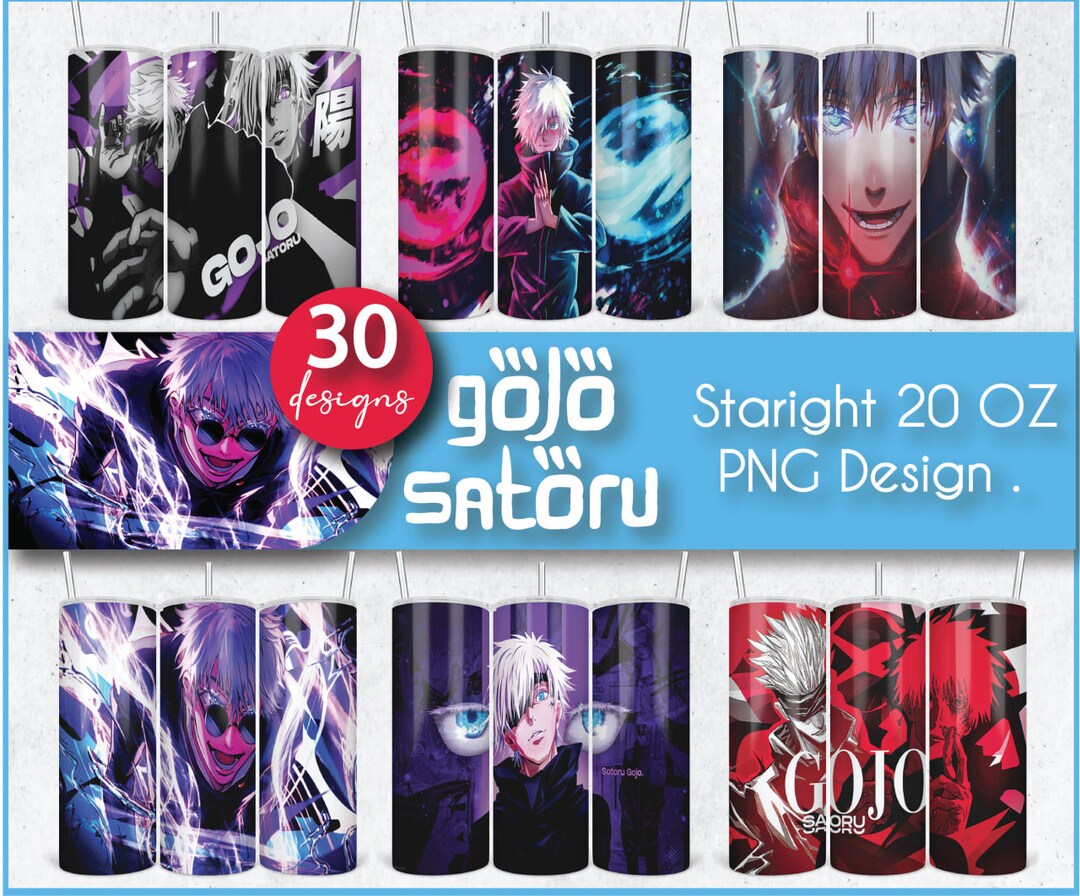 Gojo Anime 20oz Tumbler Design Bundle Jjk Anime Skinny - Etsy Australia