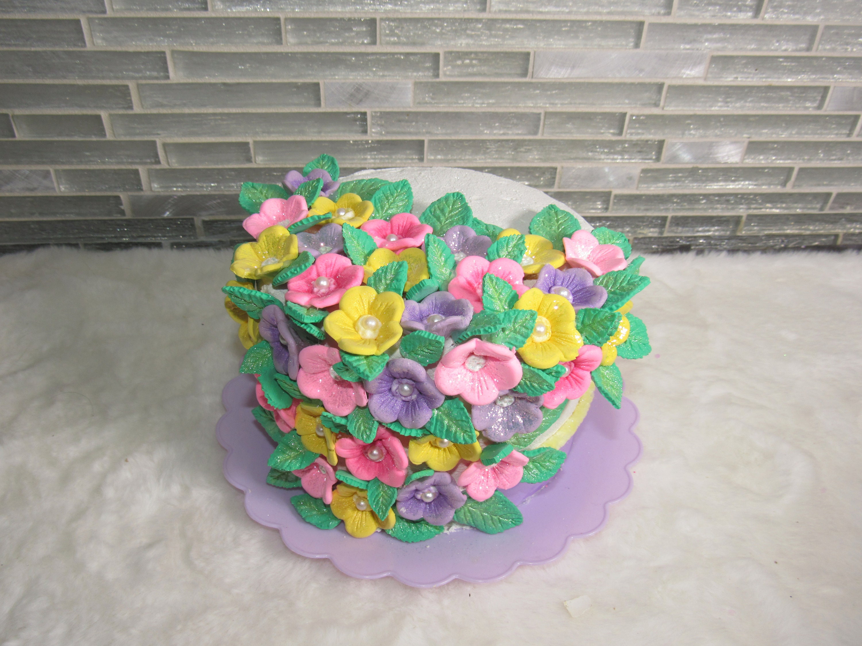 Easter Flower Cake - Etsy