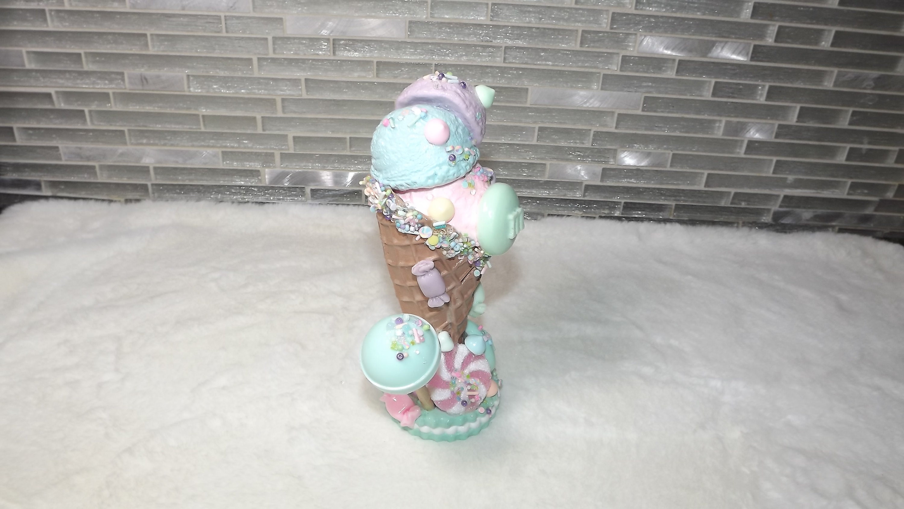 Foam Clay Candy Land Ice Cream Waffle Cone on Mcron - Etsy