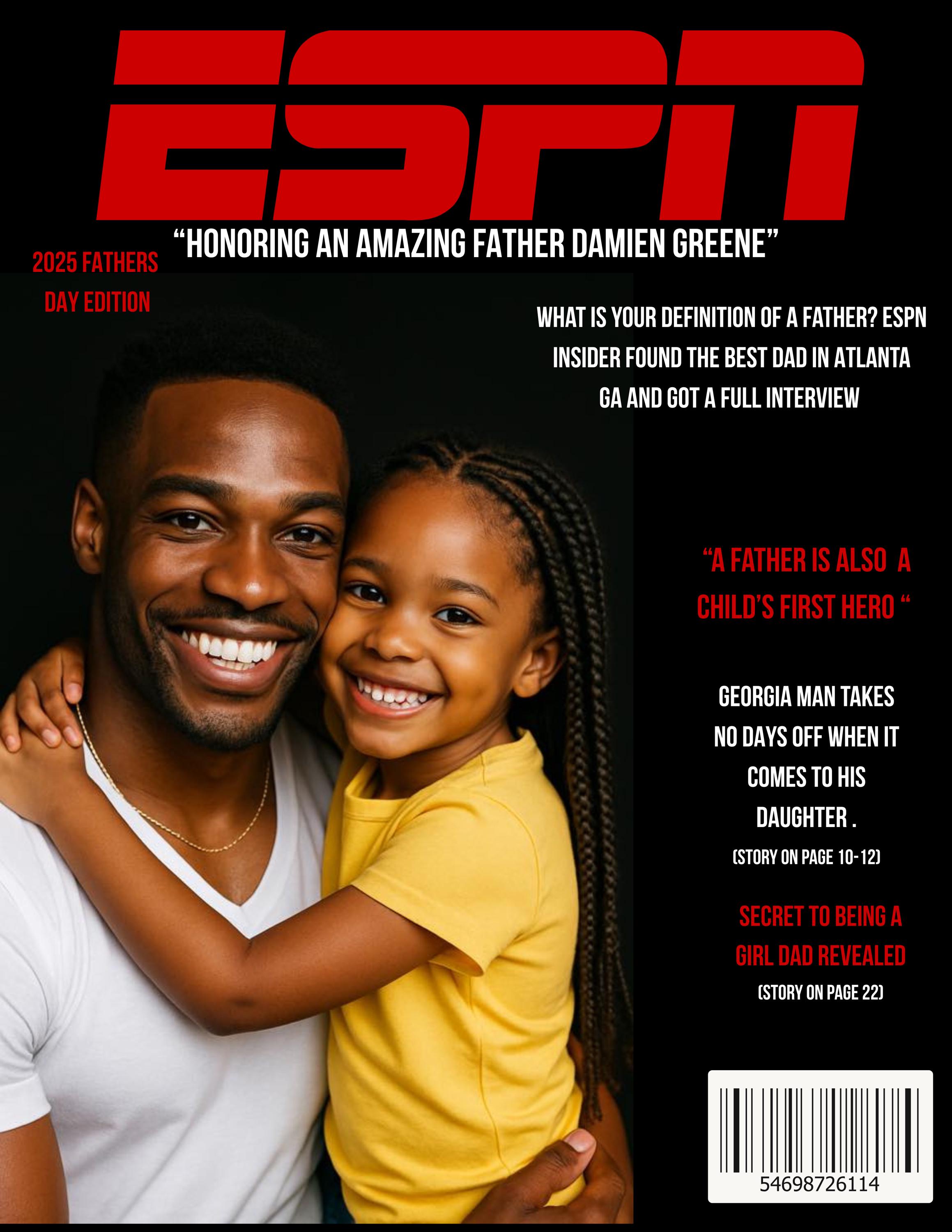 Father’s Day Magazine Cover Canva Template – Personalized Gift for Dad ...