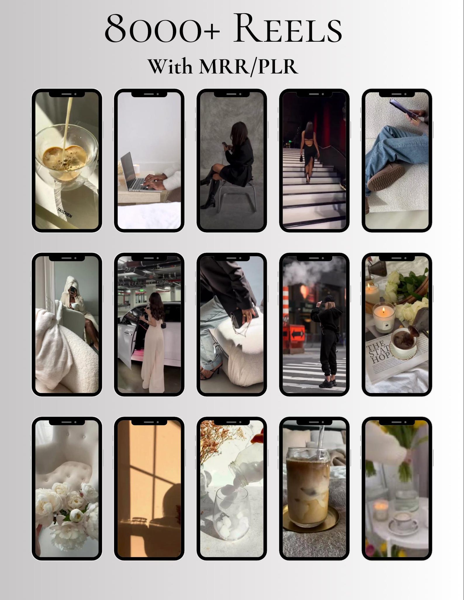 8000+ Faceless Reels Bundle W/mrr PLR, Reel Videos, Instagram Reels ...