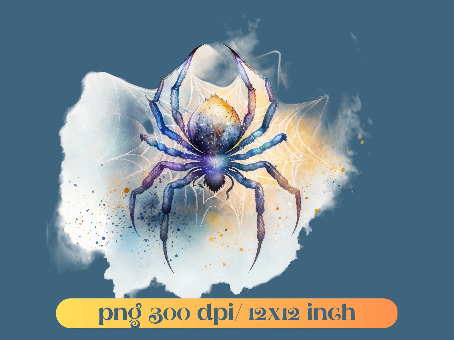 Spider, Spider Clipart, Instant Download, PNG, Commercial Use ...