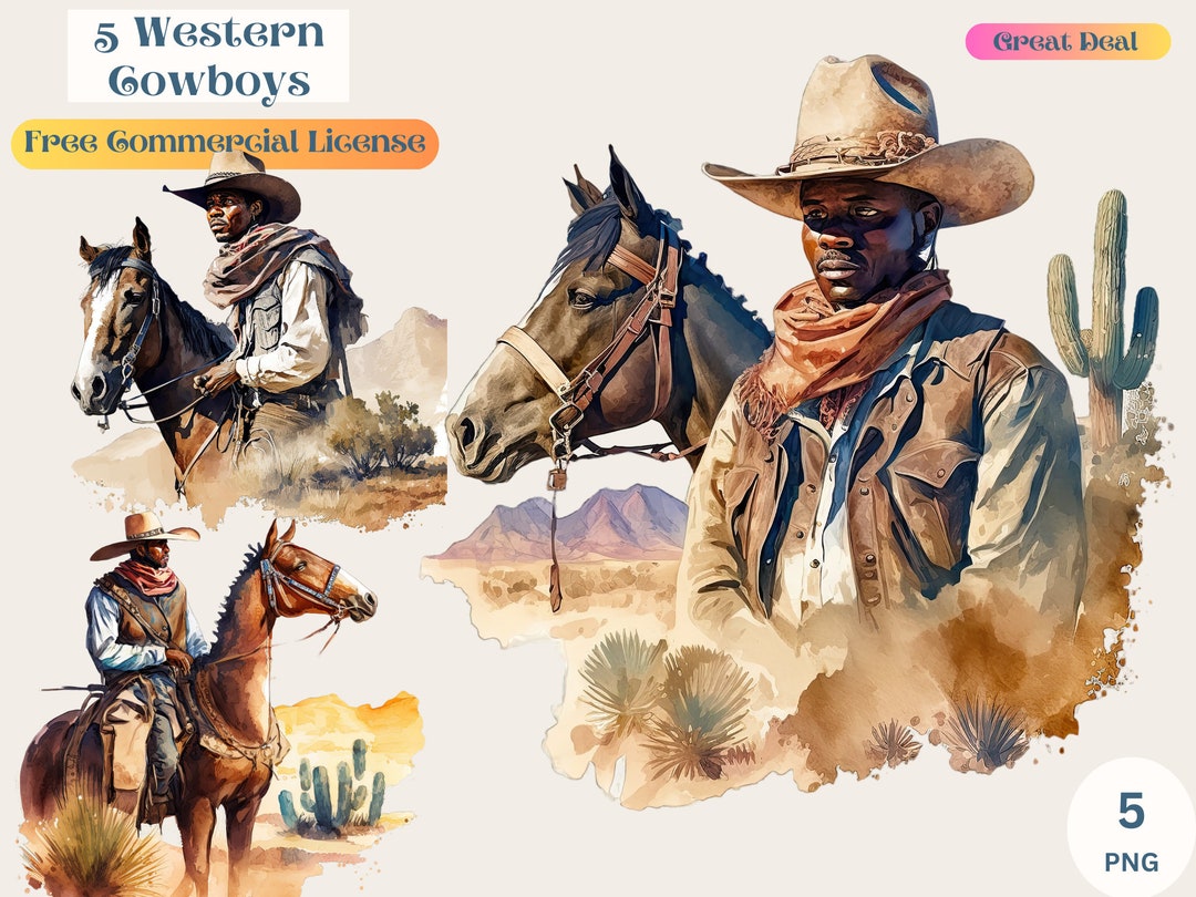 Afro Cowboy, Black Cowboy, African American Cowboy, Western Cowboy ...