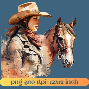 Cowgirl PNG, Country Cowgirl Clipart, Wild West Clip Art, Western ...