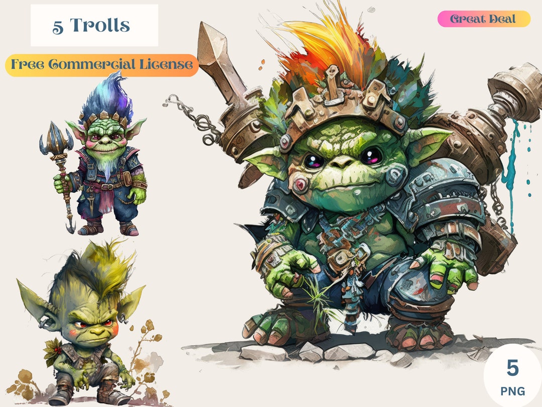 Tolls, Troll Art, Troll, Troll Clipart, Instant Download, PNG ...