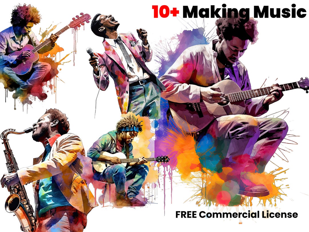 Afro Music, African American Pop Art, Graphic Designs, Melanin Print ...