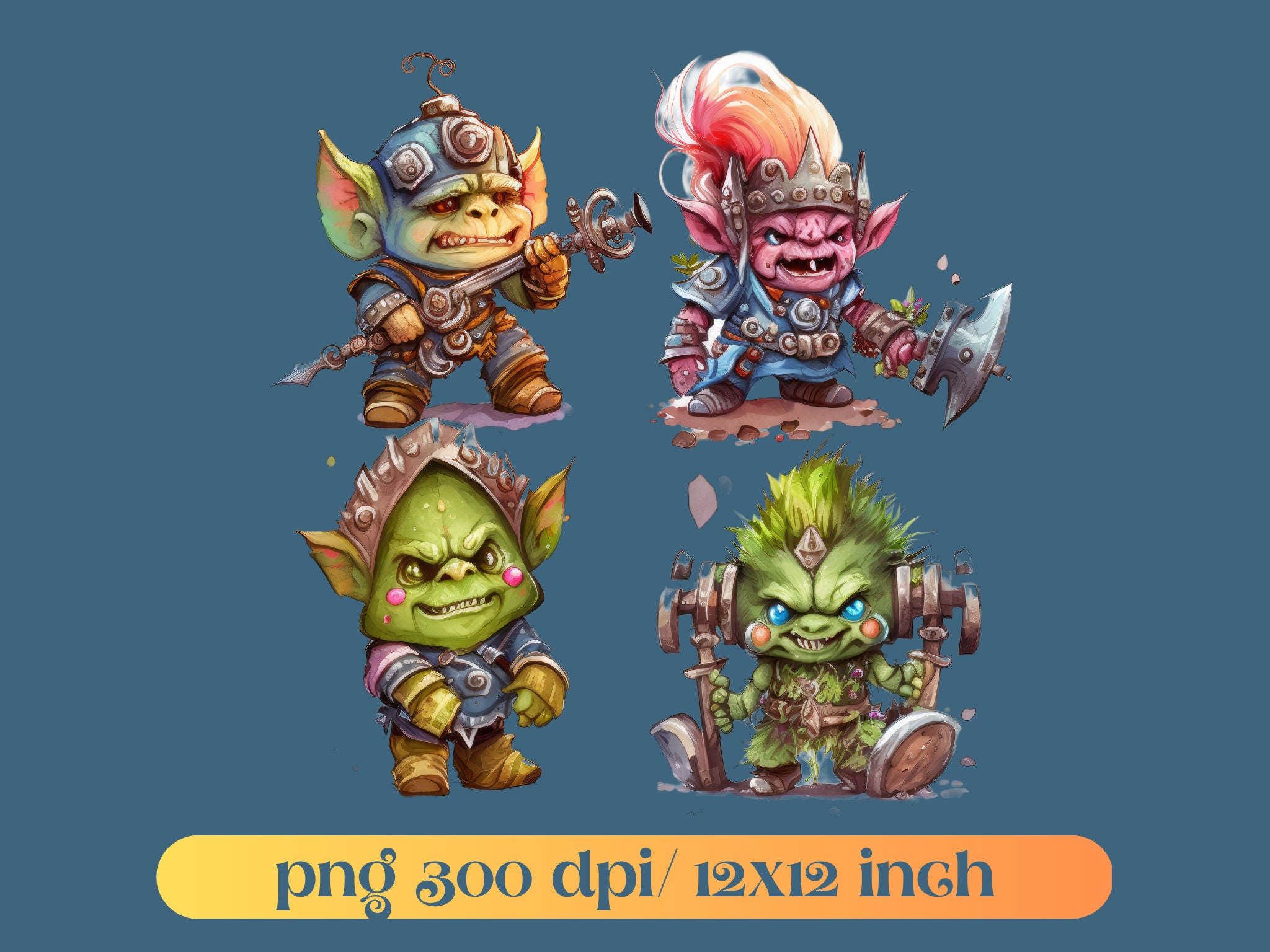 War Trolls Tolls Troll Art Troll Troll Clipart Instant - Etsy