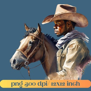 Afro Cowboy, Black Cowboy, African American Cowboy, Western Cowboy ...