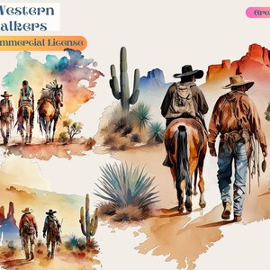 Walking in the West, Commercial Use, Western-themed Graphics, Western ...