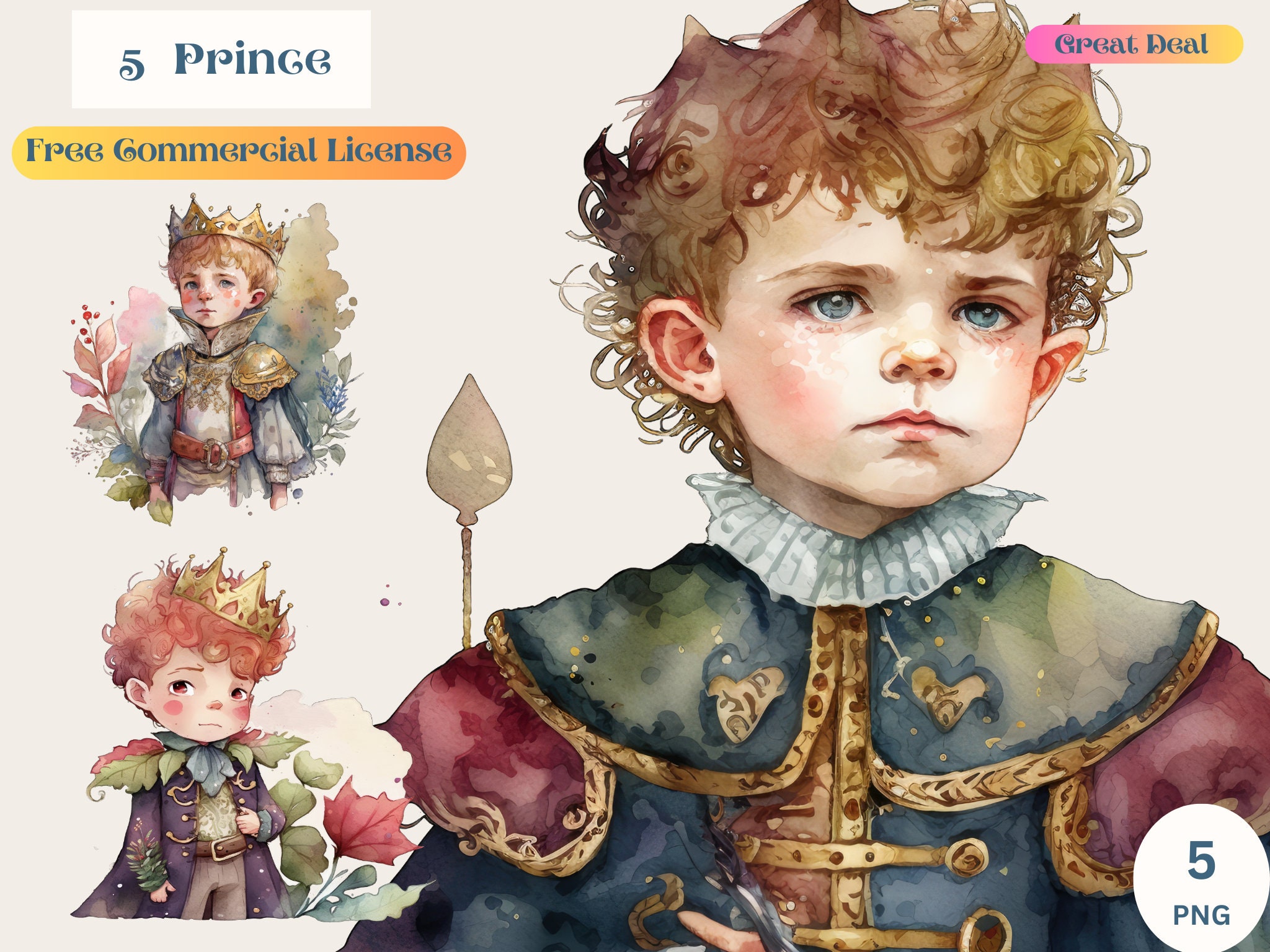 Young Prince Clipart