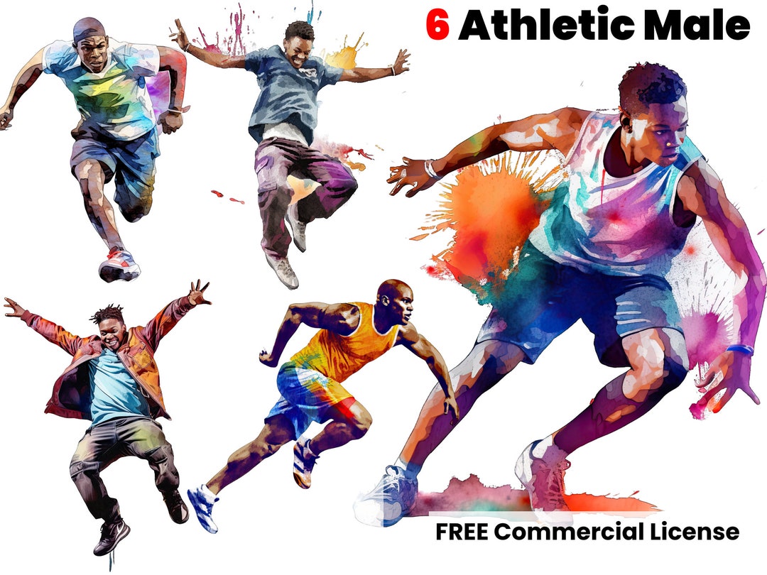 Black Athletic Male, African American Art, Graphic Designs, Melanin ...