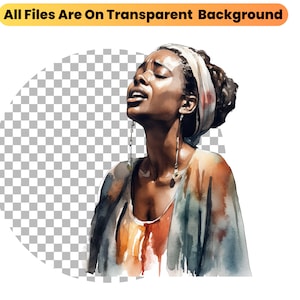 Crying, Praying, and Praising Watercolor Clipart, Christian Art ...