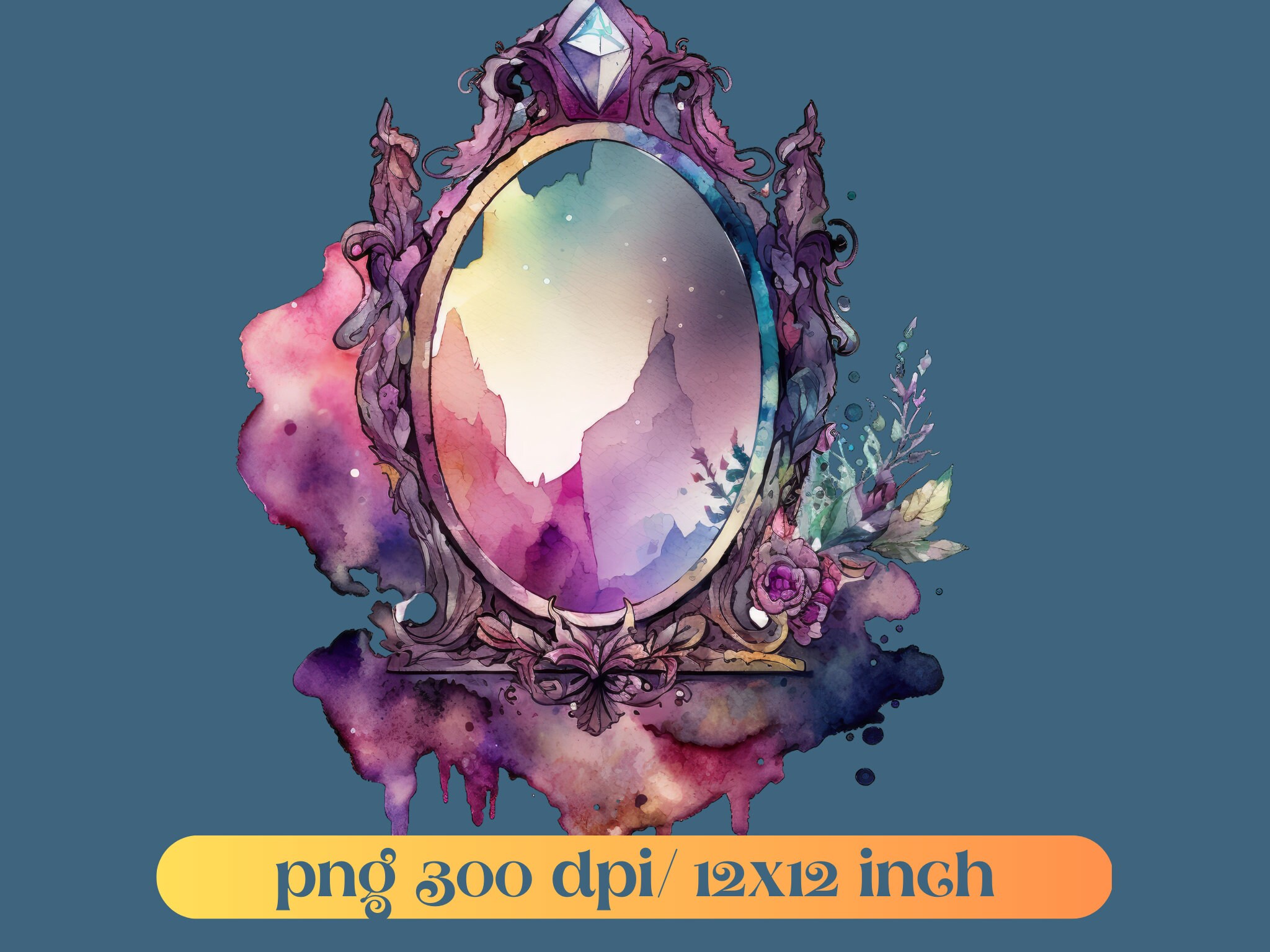 Magic Mirror Mirror Fantasy Digital Planner Digital Paper - Etsy