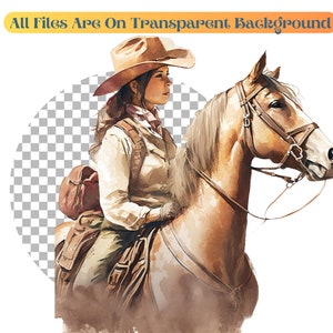 Cowgirl PNG, Country Cowgirl Clipart, Wild West Clip Art, Western ...