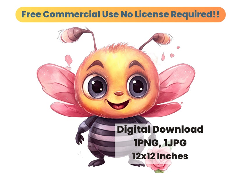 Lovely Bee Clipart Honey Bee Animals Bee PNG Bee Daisy - Etsy