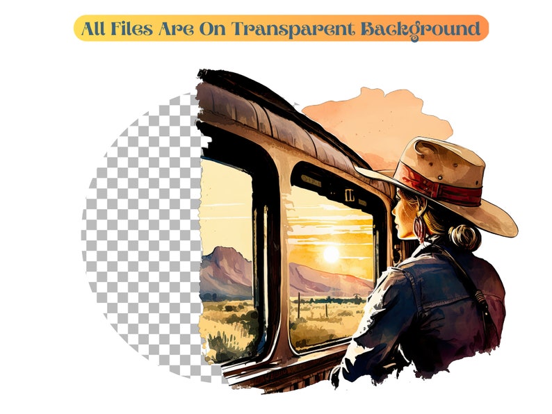 Western Sunset, Sunset Png, Sunset Clipart, Western Clipart, Western ...