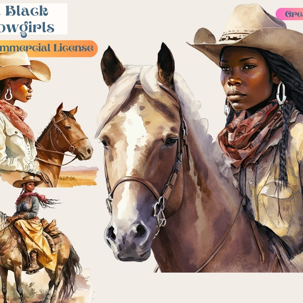 Black Cowgirl - Etsy