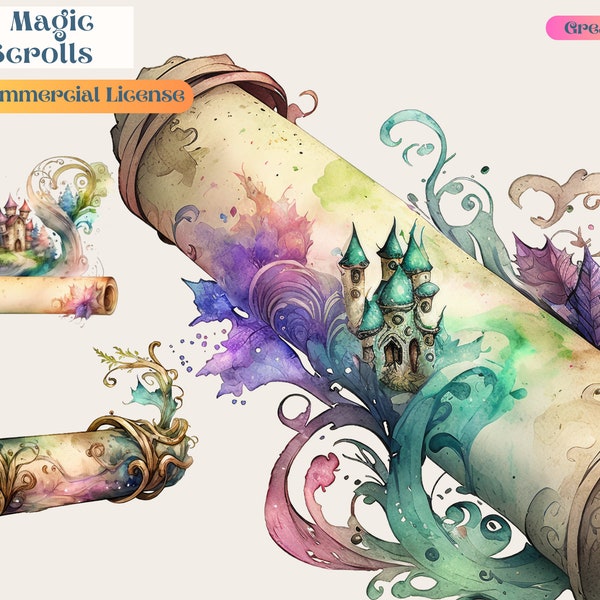 Digital Scroll - Etsy