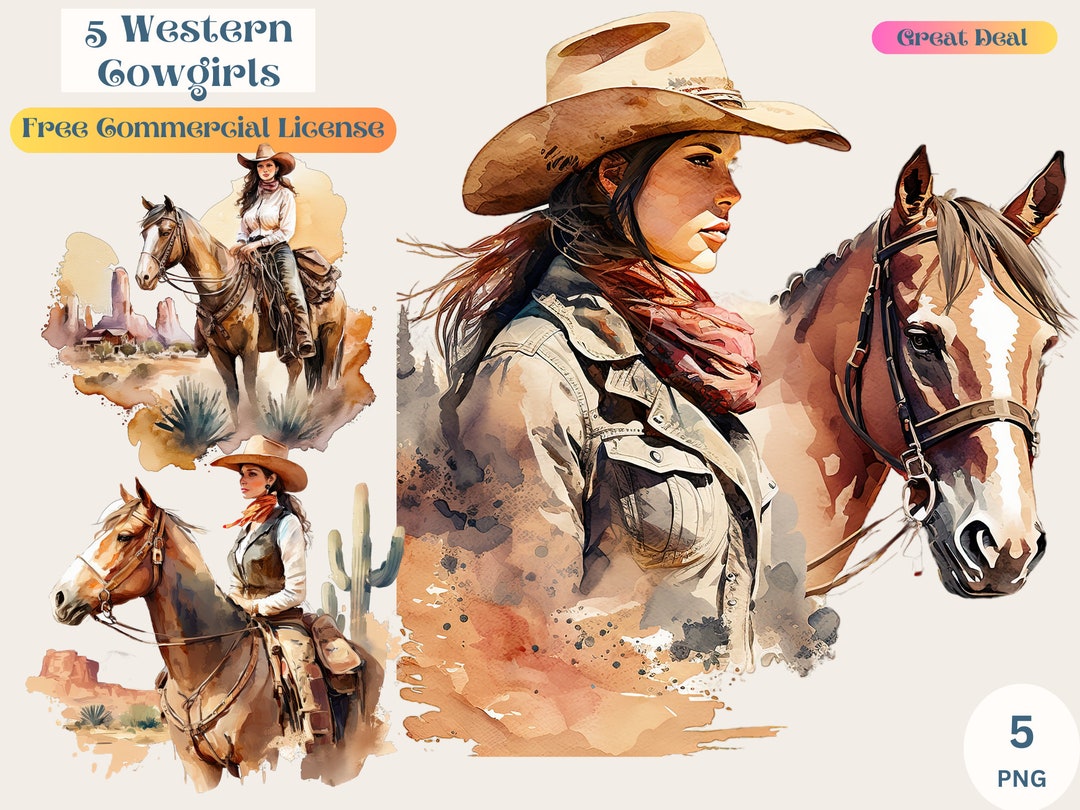 Cowgirl PNG, Country Cowgirl Clipart, Wild West Clip Art, Western ...