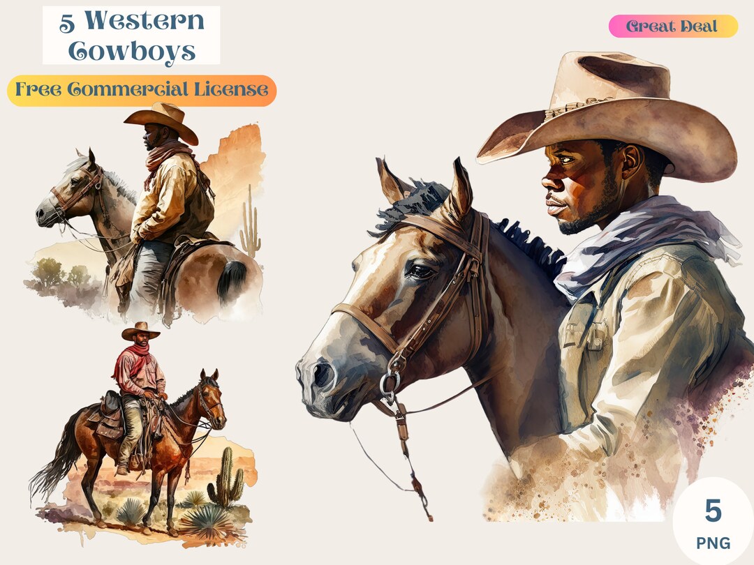 Afro Cowboy, Black Cowboy, African American Cowboy, Western Cowboy ...