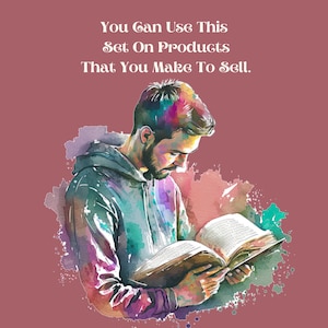 Reading Bible, Bible, Scripture, Word of God, Stationery Clip Art ...