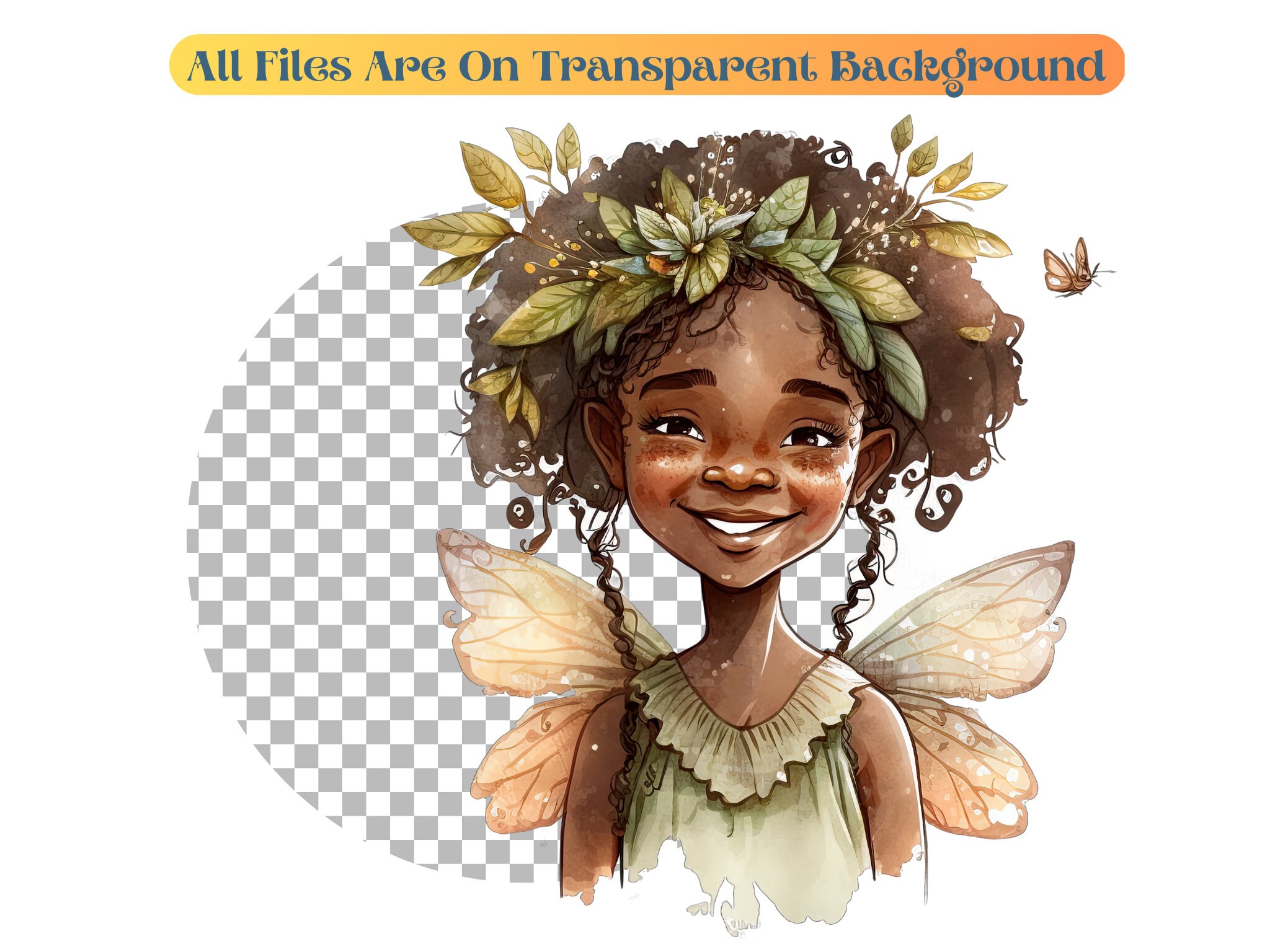 Young Black Woodland Fairies African American Fairy Fairy - Etsy