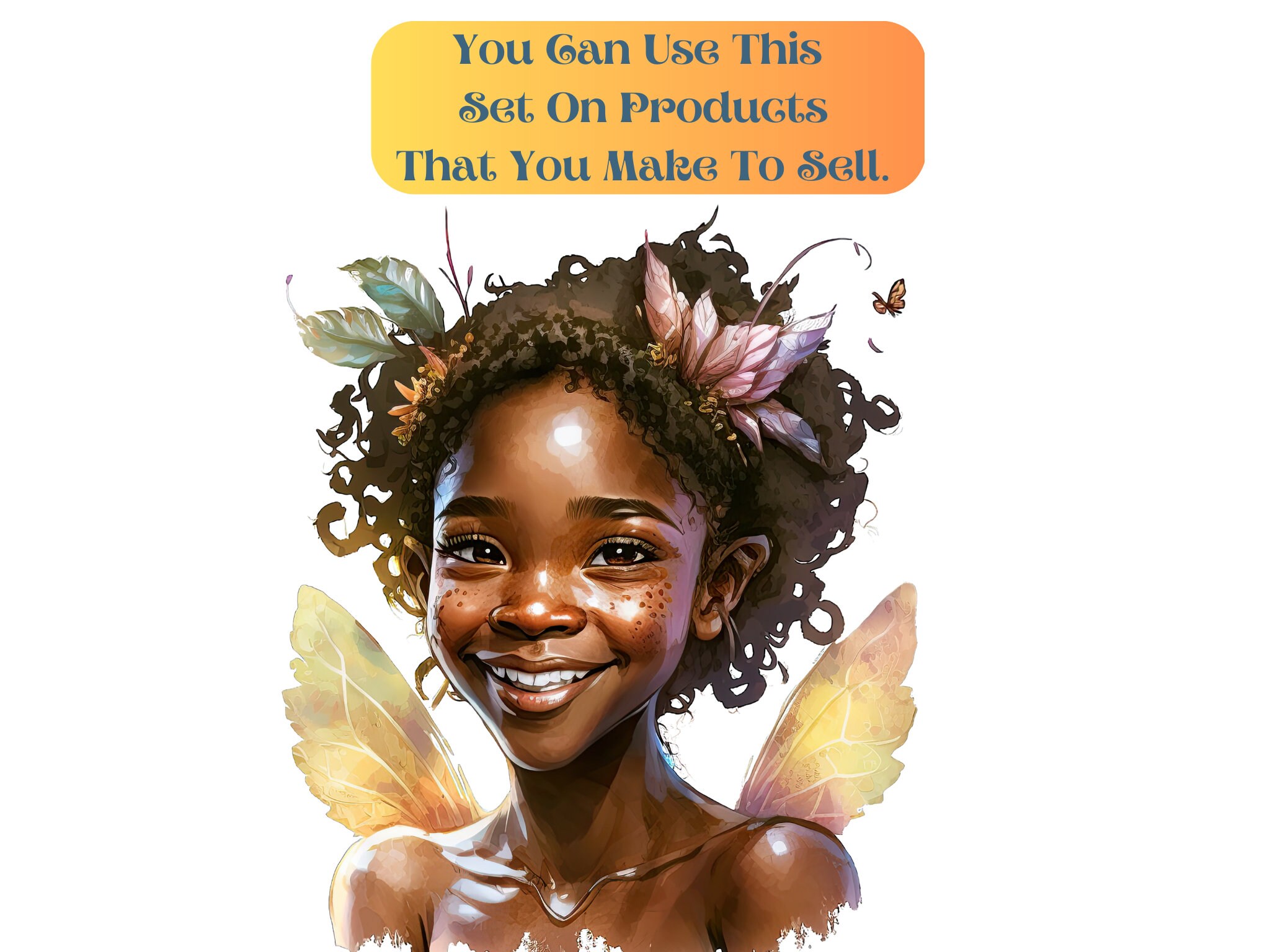 Beautiful Afro Fairy Afro Fairy African American Fairy - Etsy