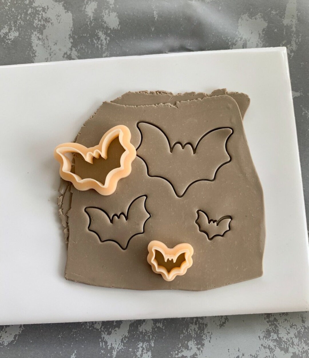 Bat Clay Cutter / Halloween Polymer Clay / Goth Clay Cutters/ Spooky ...