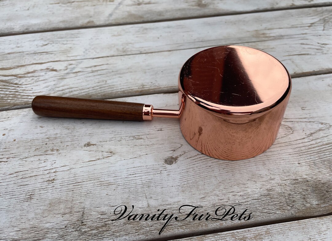 Copper Dry Dog Food Pet Scoop, Copper Pet Scoop, One Cup Dog Food Scoop ...