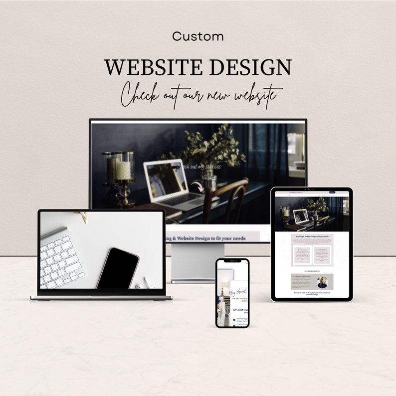Custom Website Design - Etsy