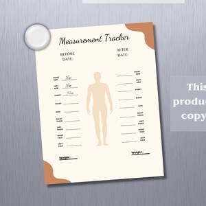 Body Measurement Tracker, Before and After Body Transformation, Body ...