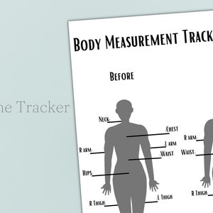 Body Measurement Tracker, Body Measurement, Body Transformation, Weight ...