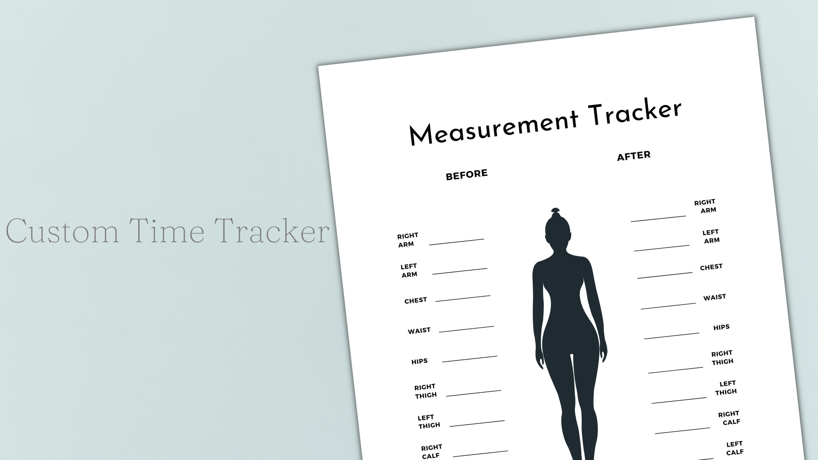 Body Measurement Tracker, Body Measurement, Before/after Transformation ...