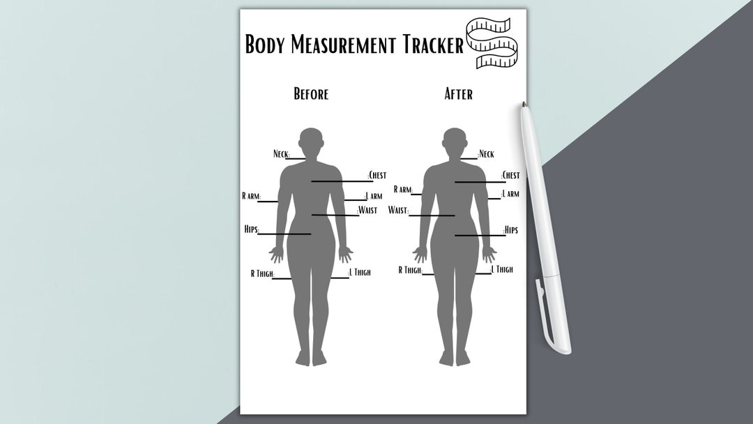Body Measurement Tracker, Body Measurement, Body Transformation, Weight ...