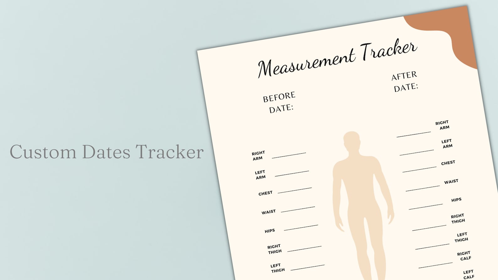 Body Measurement Tracker, Before and After Body Transformation, Body ...