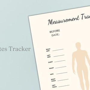Body Measurement Tracker, Before and After Body Transformation, Body ...