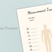 Body Measurement Tracker, Before and After Body Transformation, Body ...