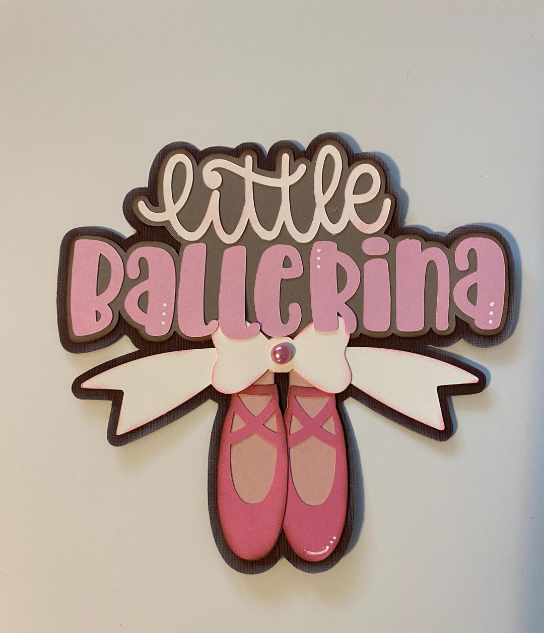 Ballerina Die Cut, Ballerina Paper Piecing, Ballerina Scrapbooking - Etsy