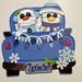 Winter Die Cut, Winter Paper Piecing, Winter Scrapbooking - Etsy