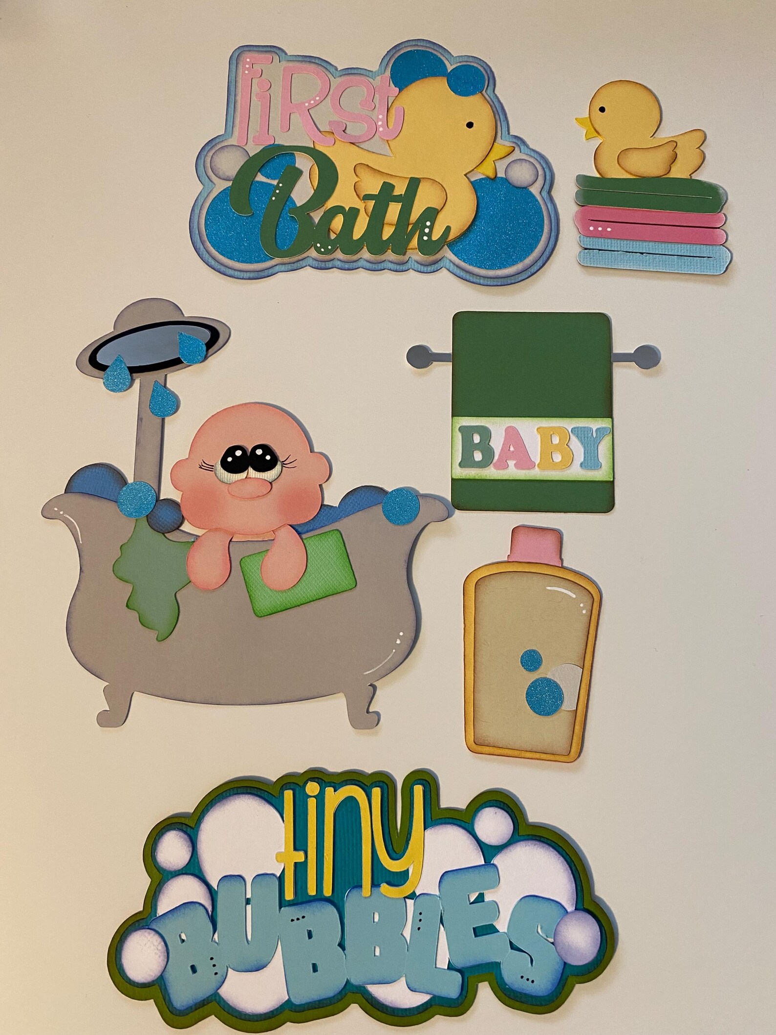 Baby Die Cut, Baby Paper Piecing, Baby Scrapbooking - Etsy